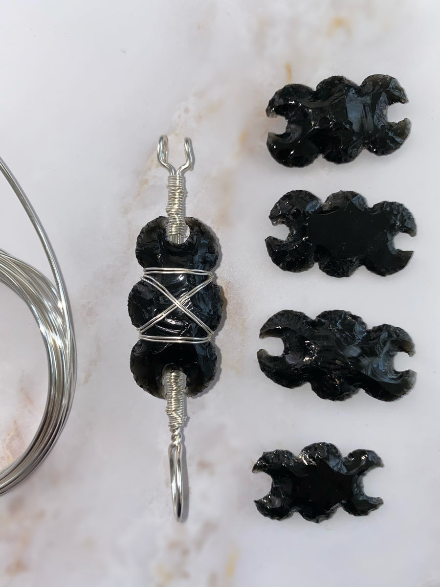 Black Obsidian Moon-Phase Pixie Styx – Crystals & Kismet